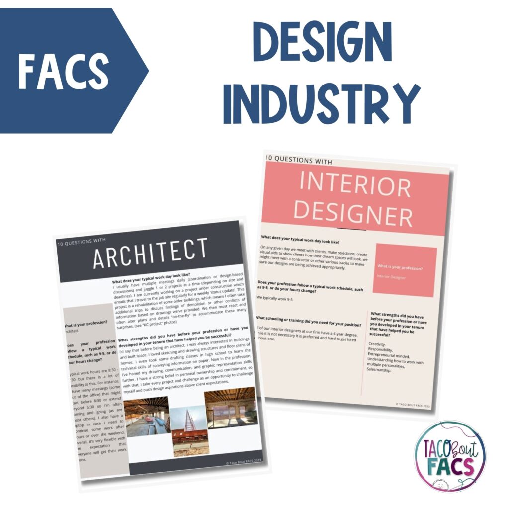 Exciting Cards for Career Exploration in the FCS Classroom – 3 ...