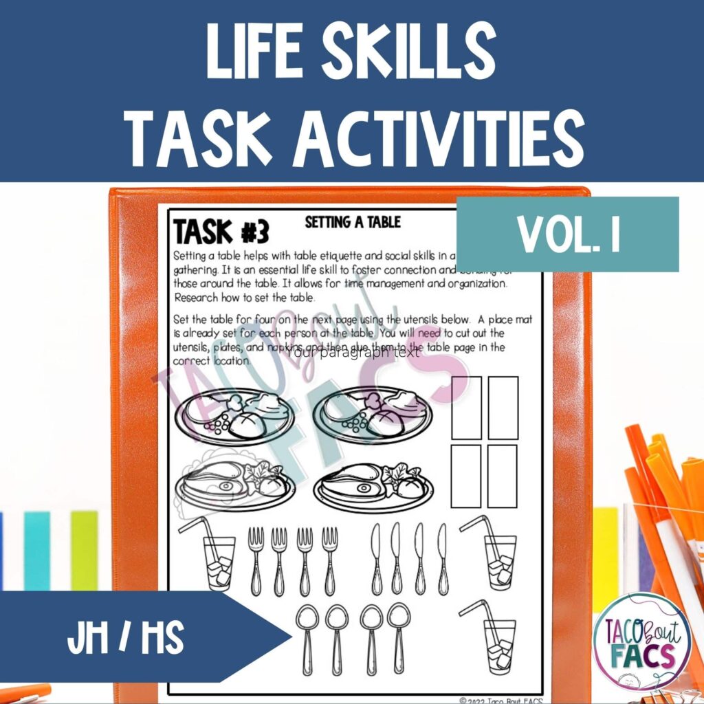 Engaging Activities about Life Skills for Teens - Taco Bout FACS